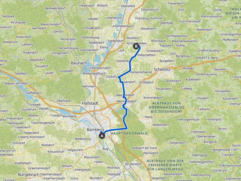 Bamberg-Kirchschletten | Wanderung | Komoot